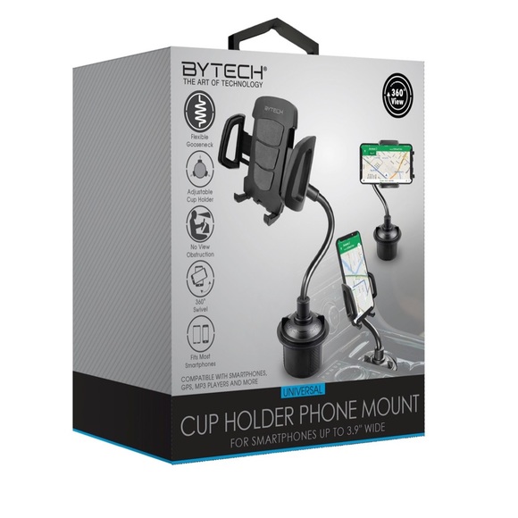bytech | Cell Phones & Accessories | Universal Cupholder Phone Mount ...